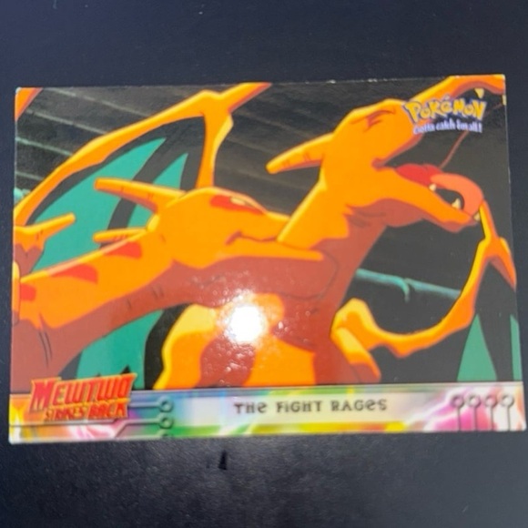 Pokemon | Games | The Fight Rages Mewtwo Strikes Back 35 Charizard Art ...